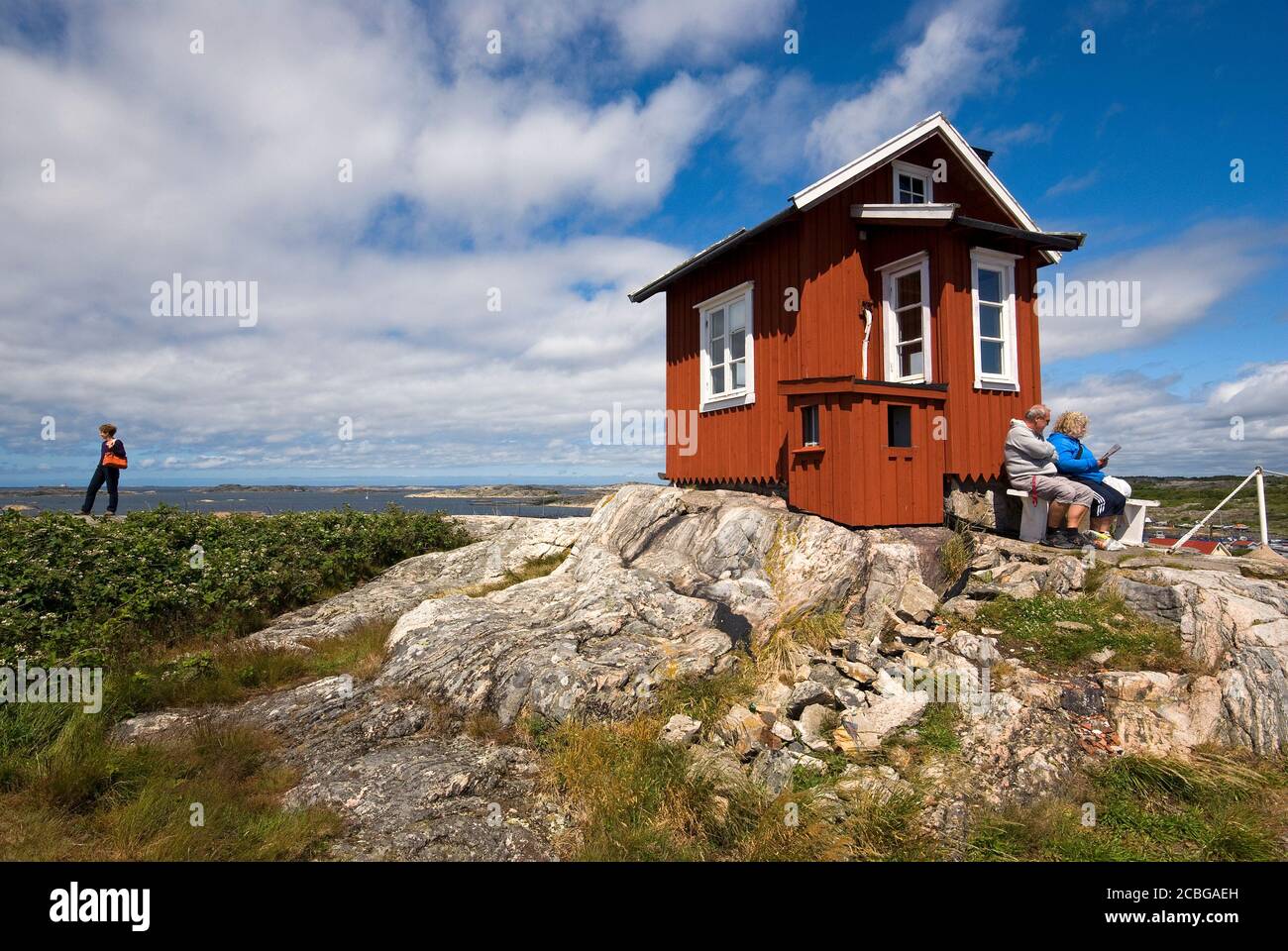Former pilot station in Vrango Island (where ships used to be guided ...
