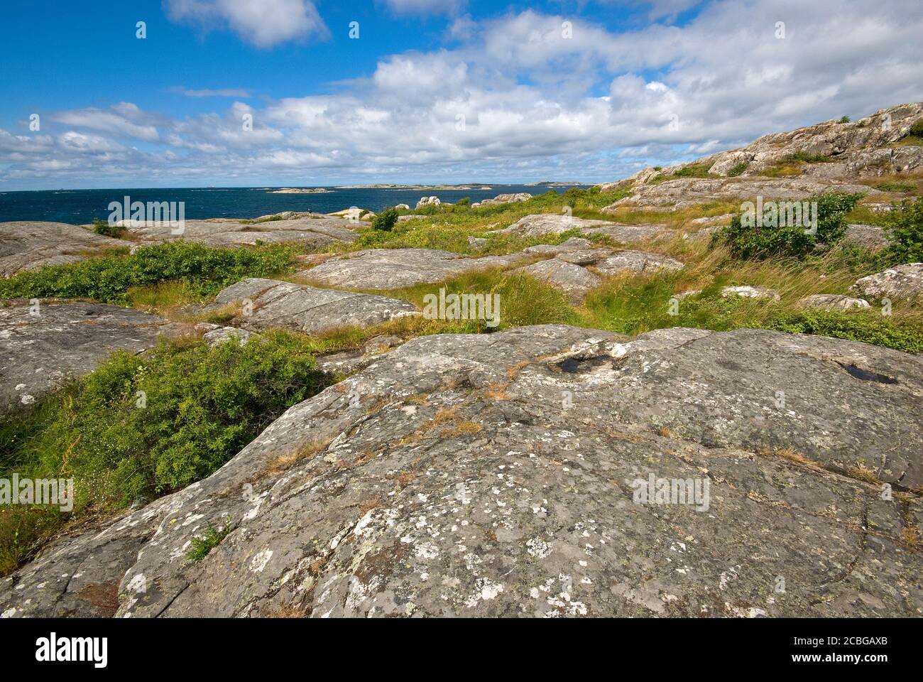 Landscape in Vrango Island, Gothenburg archipelago, Sweden Stock Photo ...