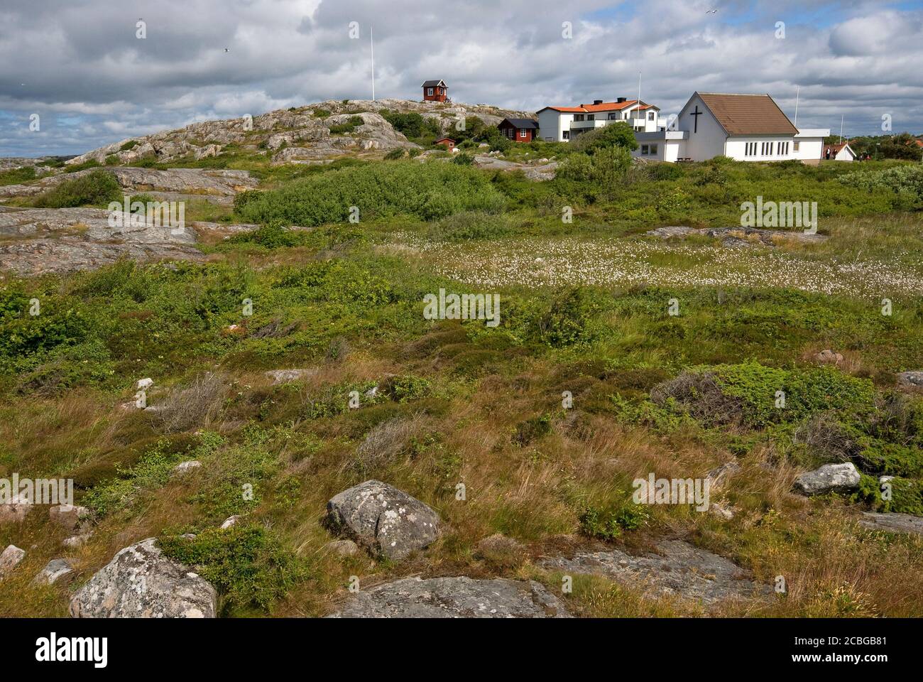 Landscape in Vrango Island, Gothenburg archipelago, Sweden Stock Photo ...