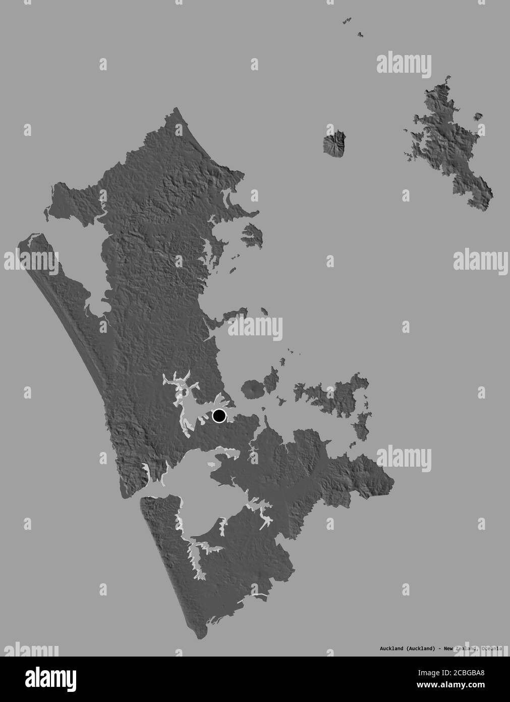 Map of auckland new zealand Black and White Stock Photos & Images - Alamy