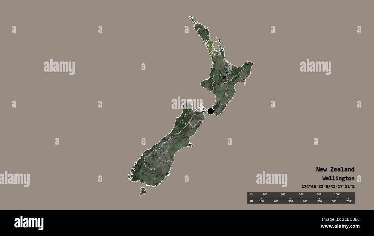 Satellite view of auckland map hi-res stock photography and images - Alamy