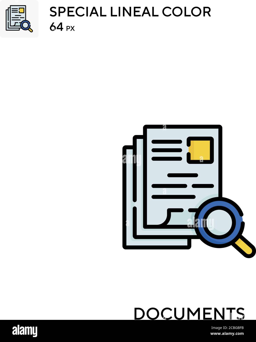Documents Simple vector icon. Documents icons for your business project ...