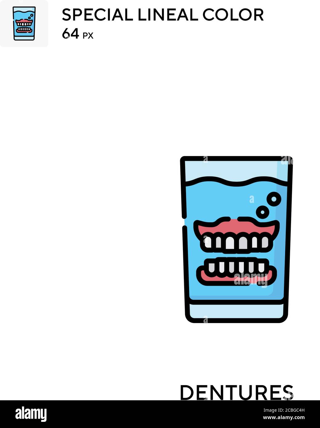 Dentures Simple vector icon. Dentures icons for your business project ...