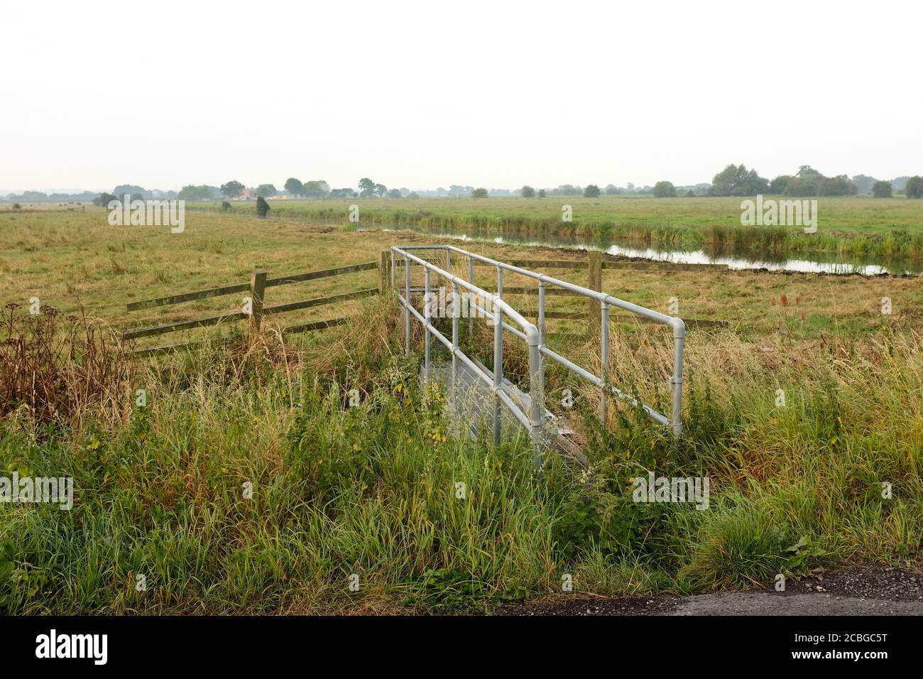 August 2020 - Access platform to drainage levels control gear Stock ...