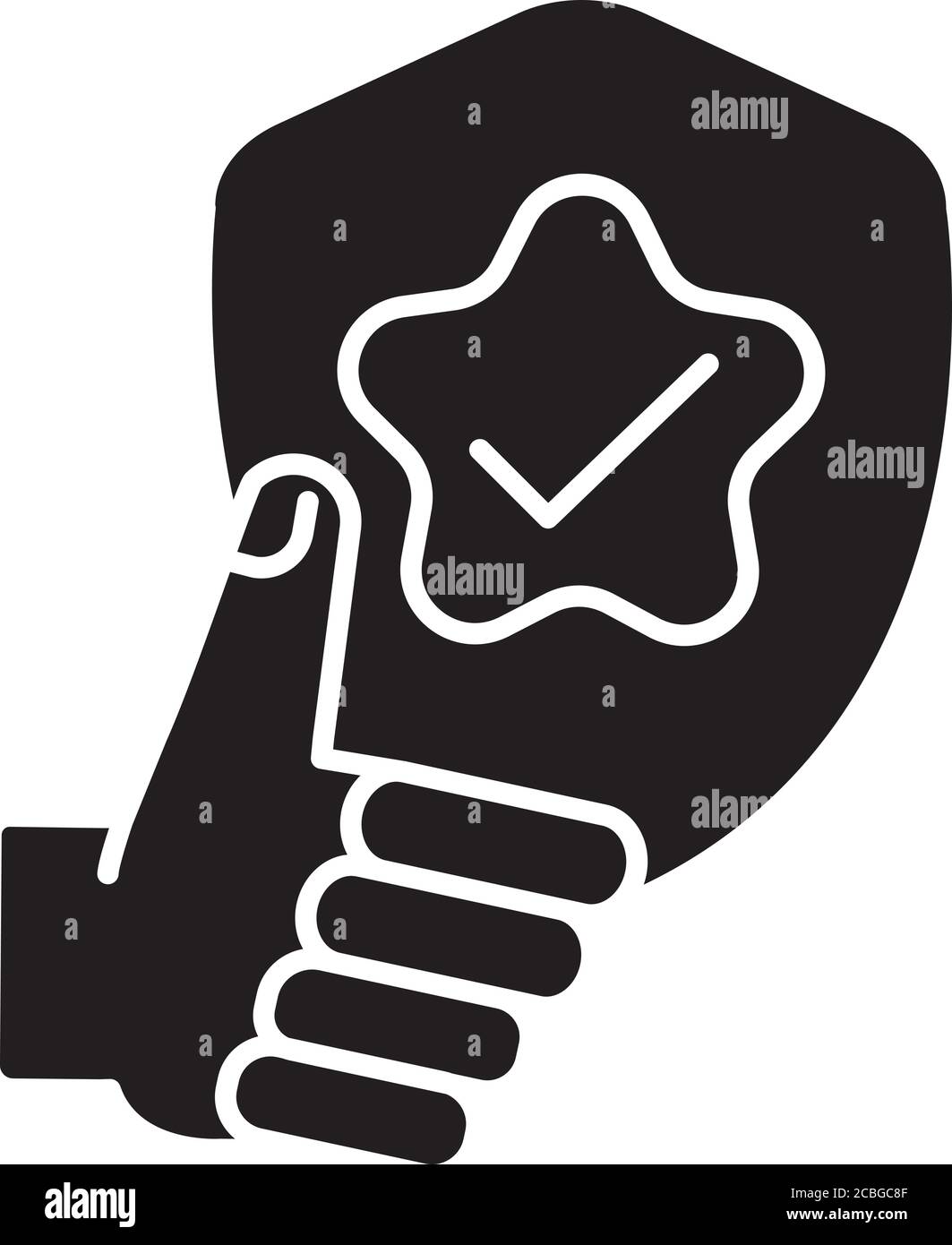 Reliability black glyph icon Stock Vector Image & Art - Alamy