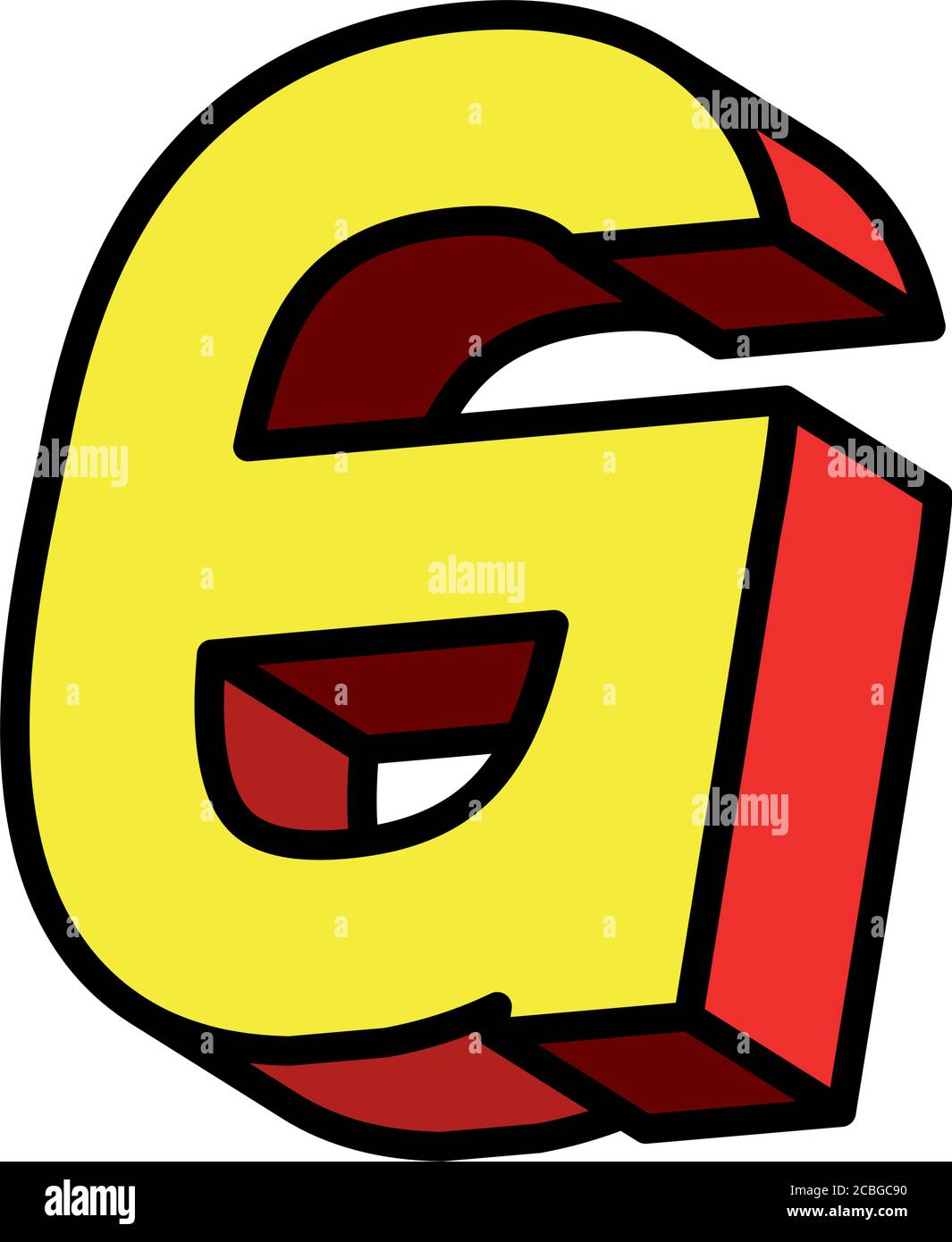 3d G Letter Design Lettering Typography Retro And Comic Theme Vector 3d-g-letter-design-lettering-typography-retro-and-comic-theme-vector