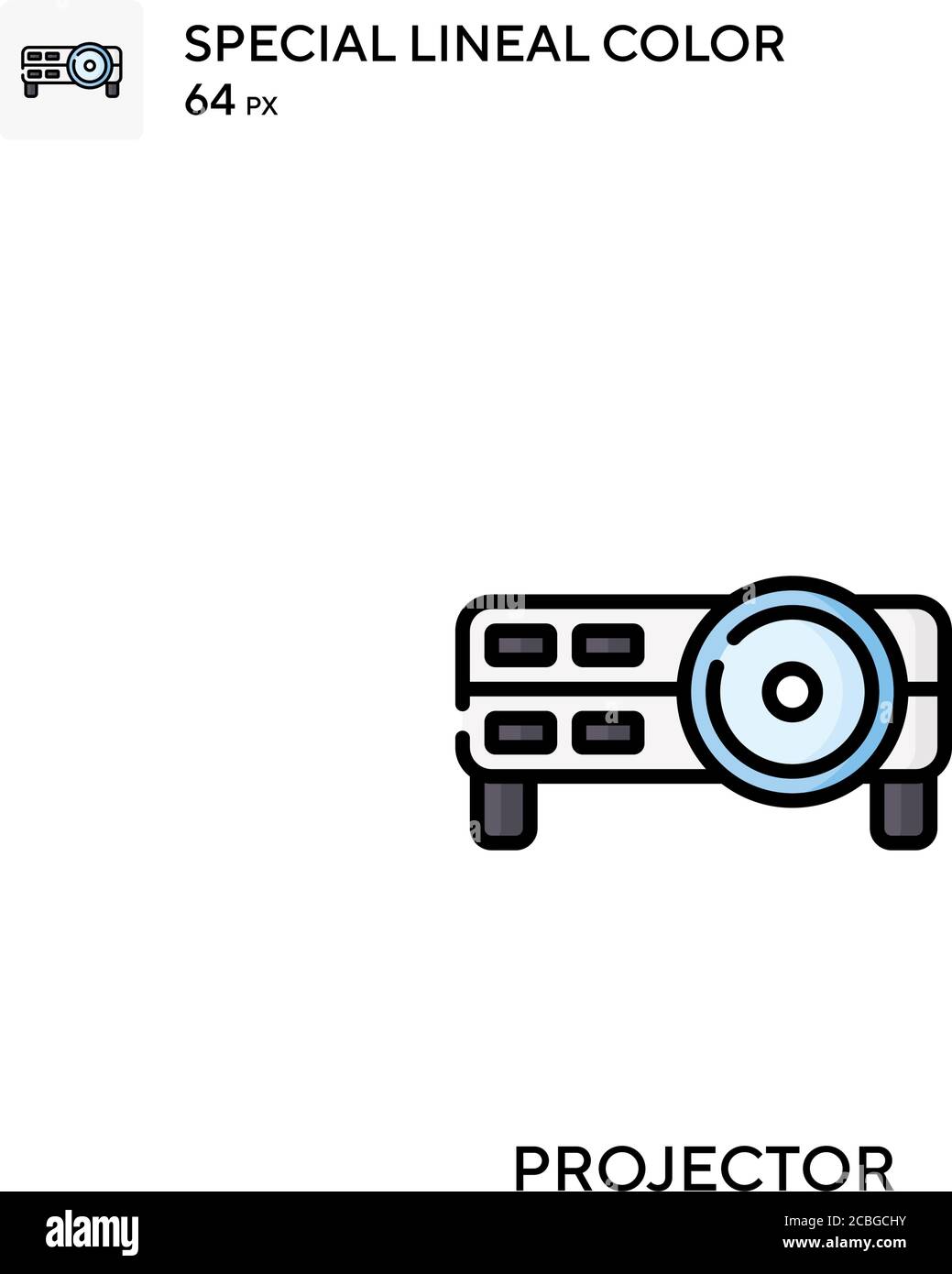 Projector Simple vector icon. Projector icons for your business project ...