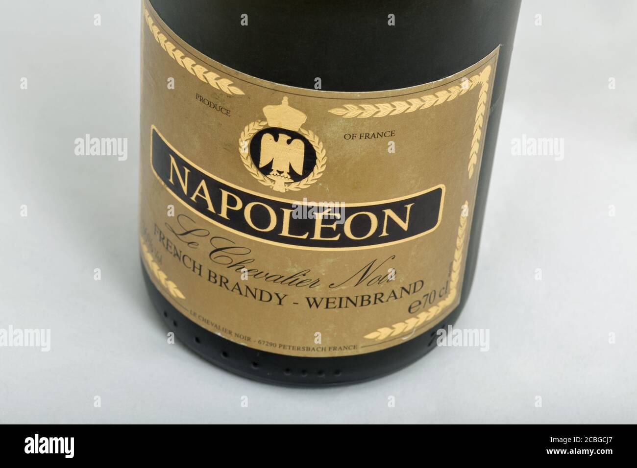 KIEV, UKRAINE - FEBRUARY 17, 2019: French pure grape V.S.O.P. brandy ...