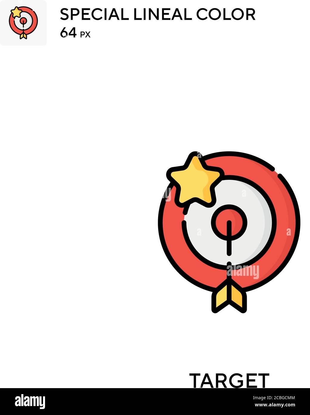 Target Simple vector icon. Target icons for your business project Stock ...