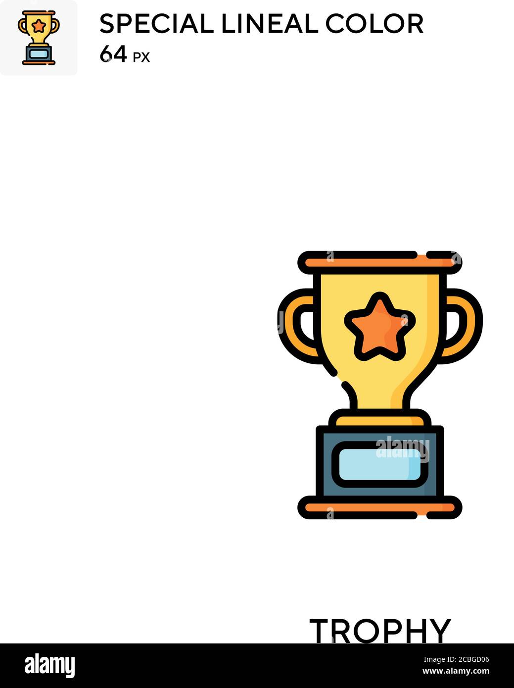 Trophy Simple vector icon. Trophy icons for your business project Stock ...