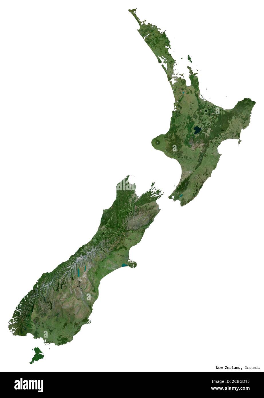 Shape of New Zealand with its capital isolated on white background ...