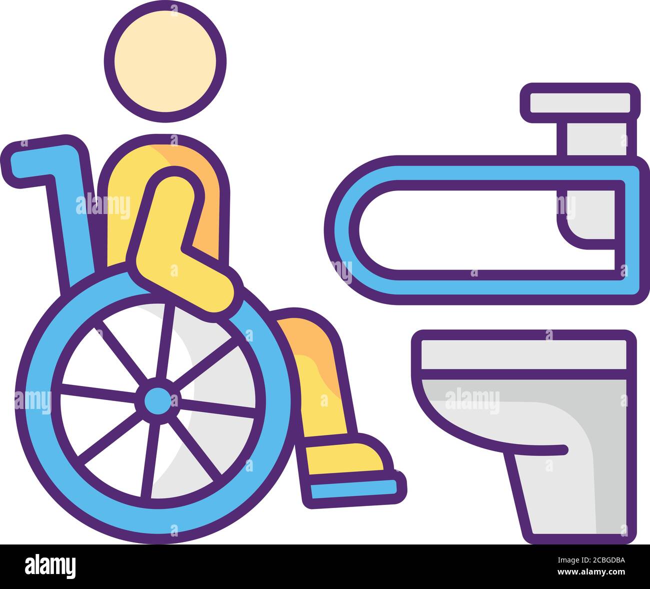 Inclusive restroom Cut Out Stock Images & Pictures - Alamy