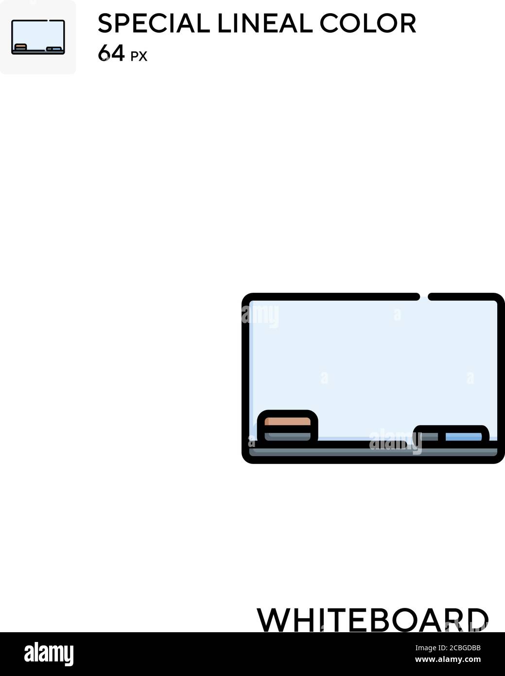 Whiteboard Simple vector icon. Whiteboard icons for your business ...