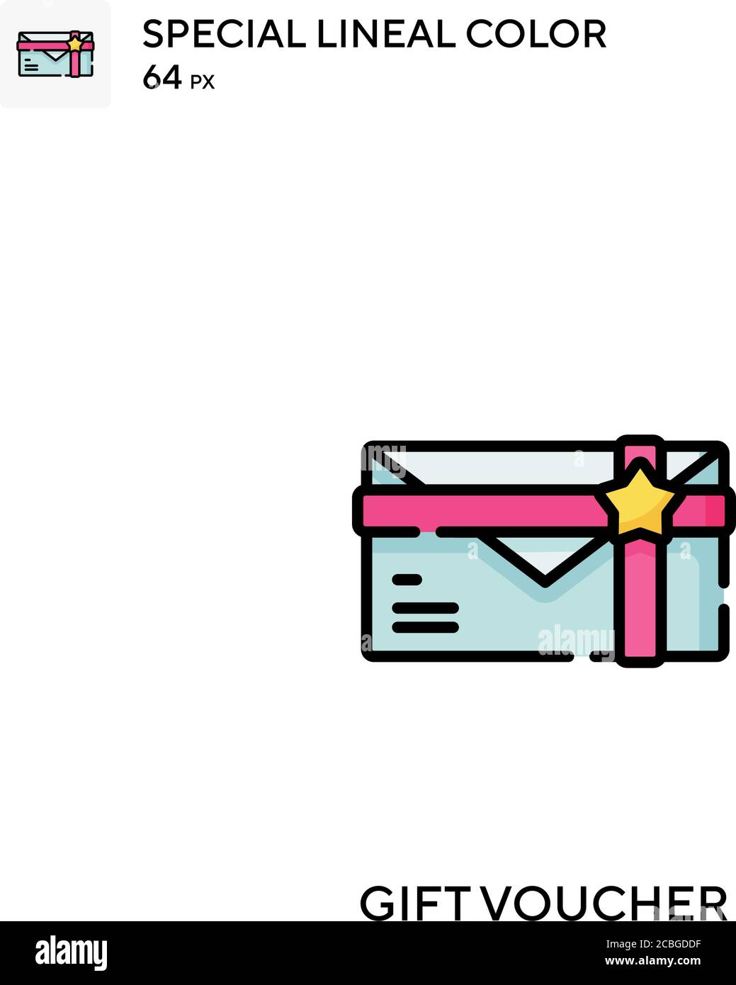 Gift voucher Simple vector icon. Gift voucher icons for your business ...