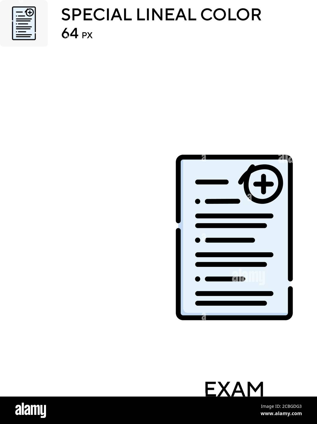 Exam Simple vector icon. Exam icons for your business project Stock ...