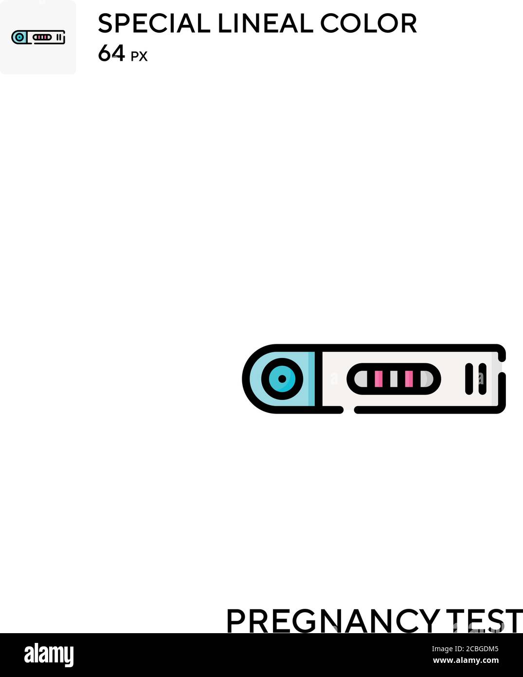 Pregnancy test Simple vector icon. Pregnancy test icons for your ...