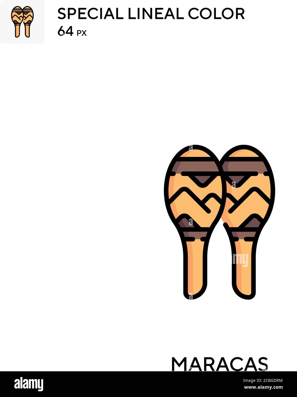 Maracas Simple vector icon. Maracas icons for your business project ...