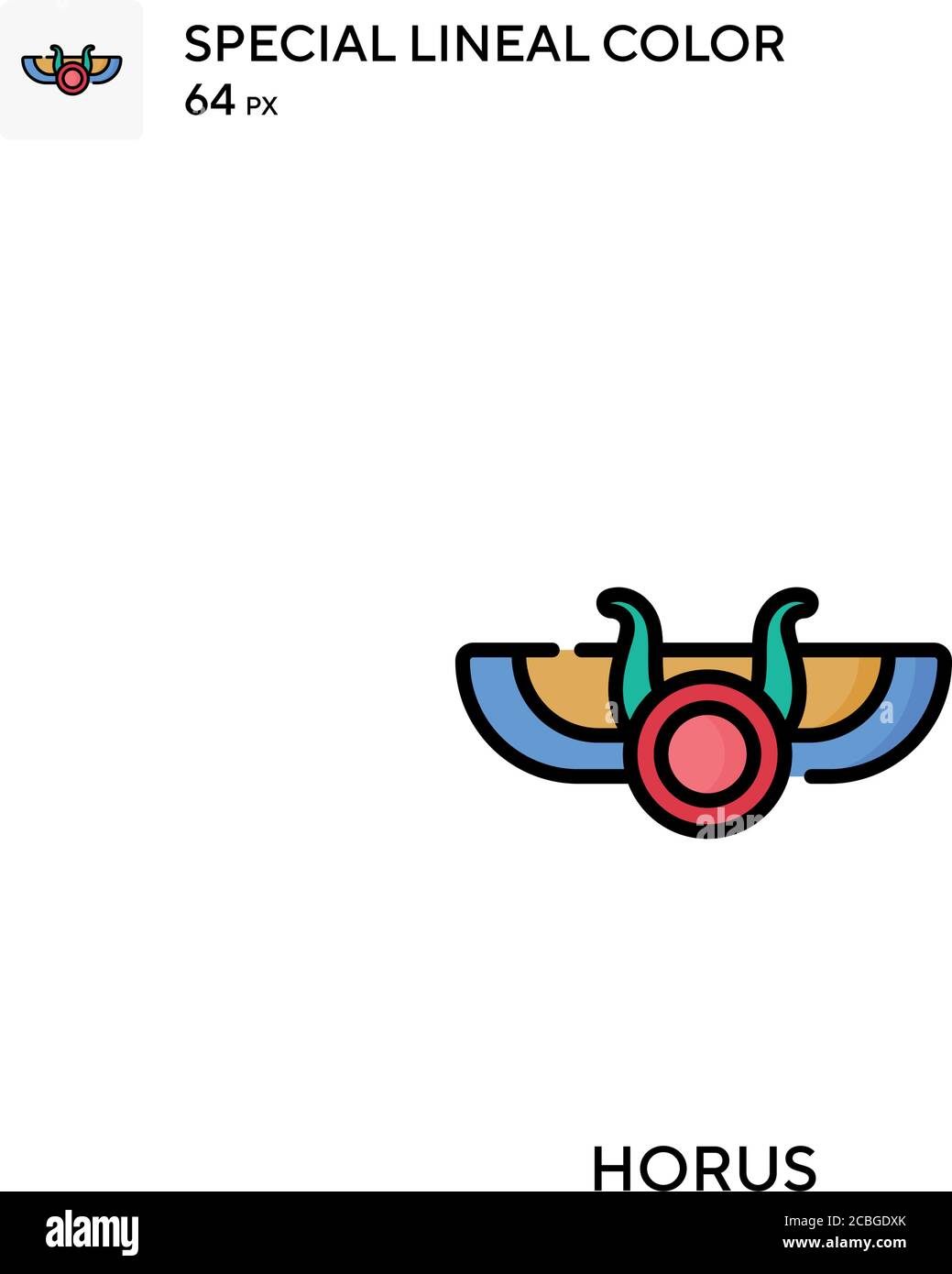 Horus Simple vector icon. Horus icons for your business project Stock ...