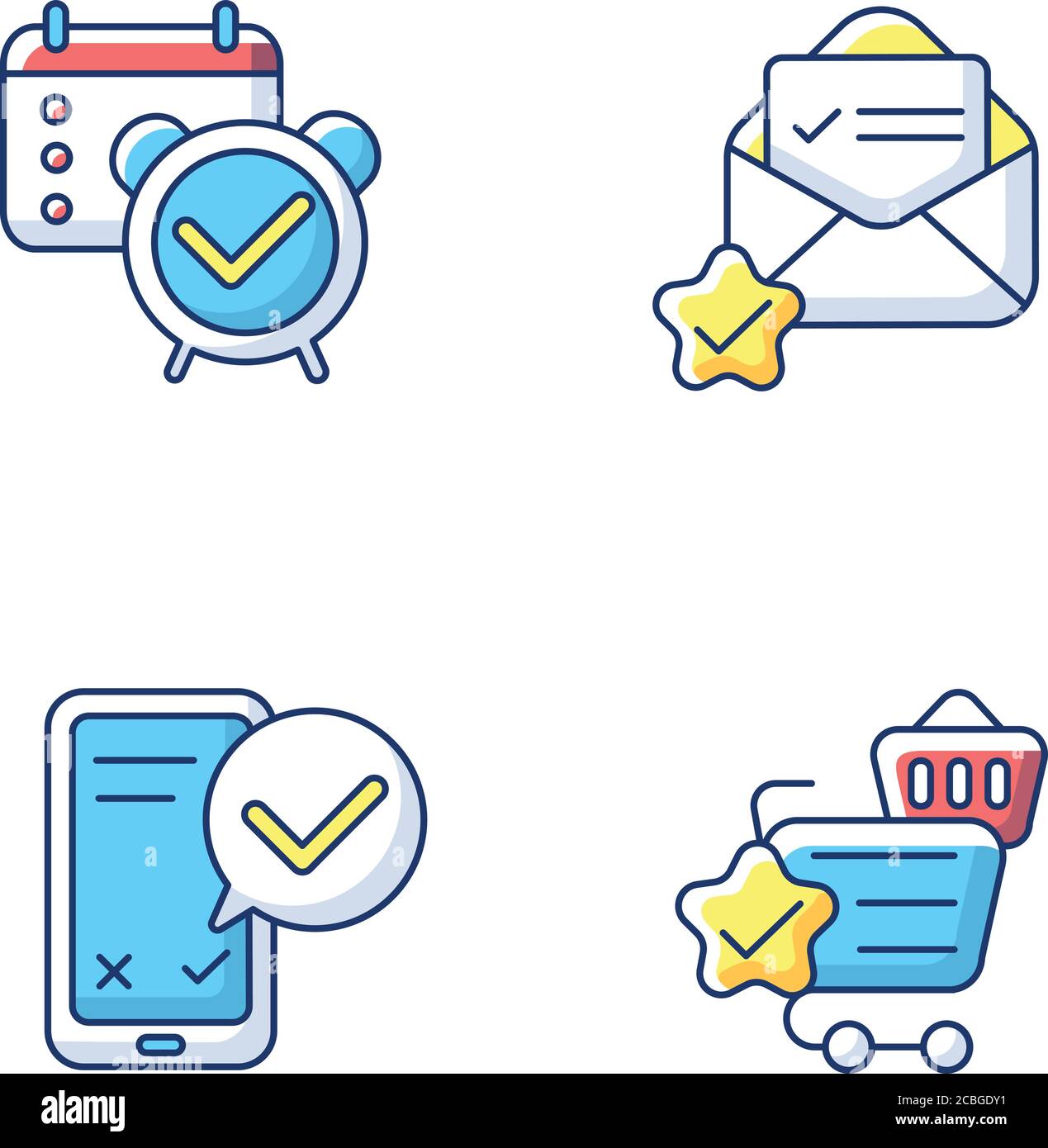 Email marks Stock Vector Images - Alamy