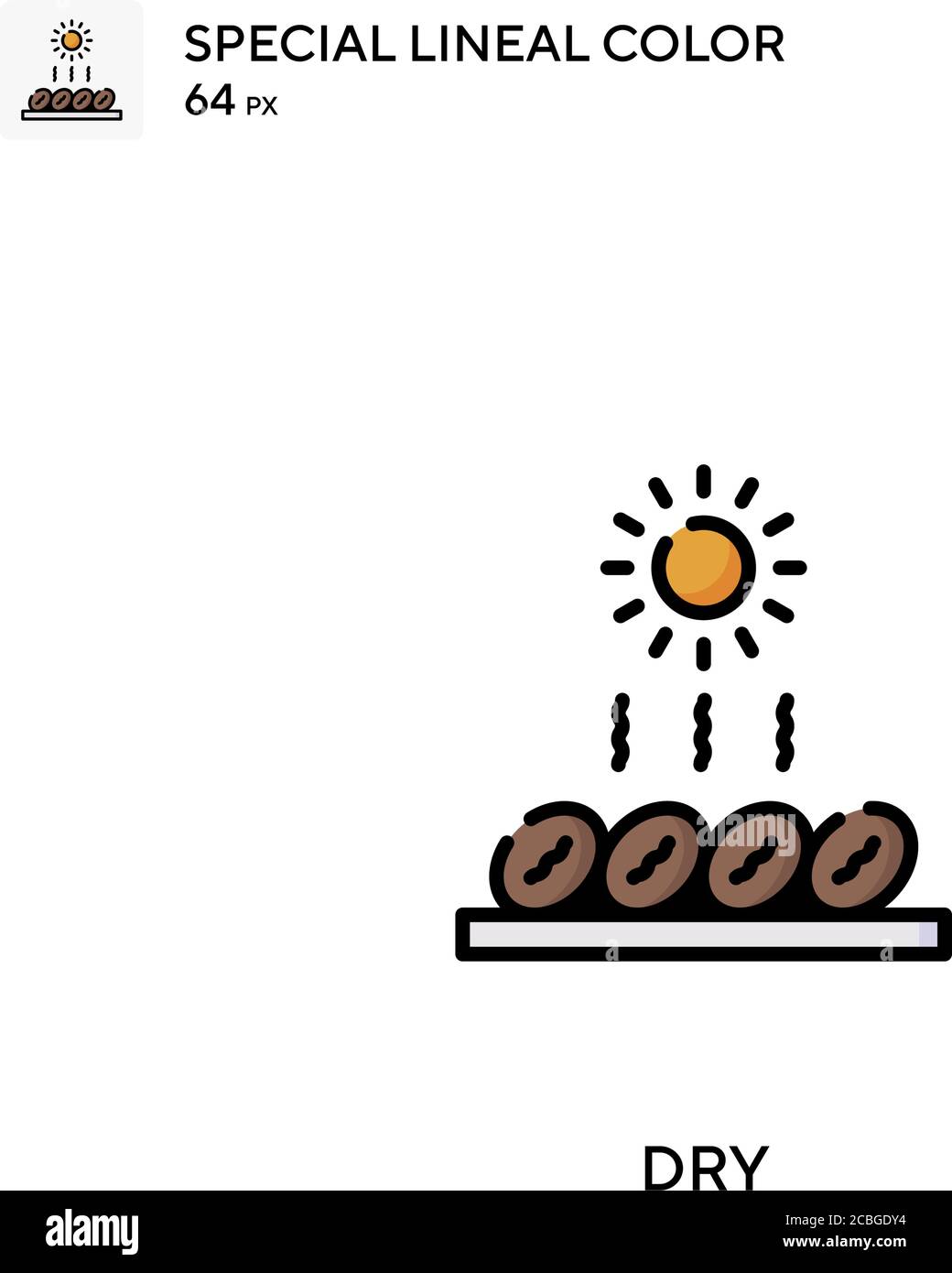 Dry Simple vector icon. Dry icons for your business project Stock ...