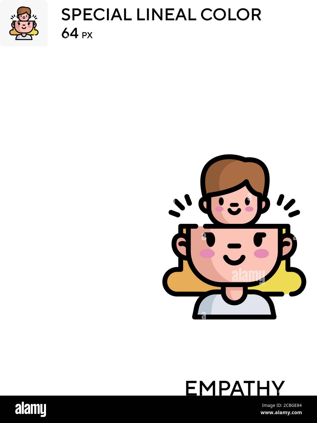 Empathy Simple vector icon. Empathy icons for your business project ...