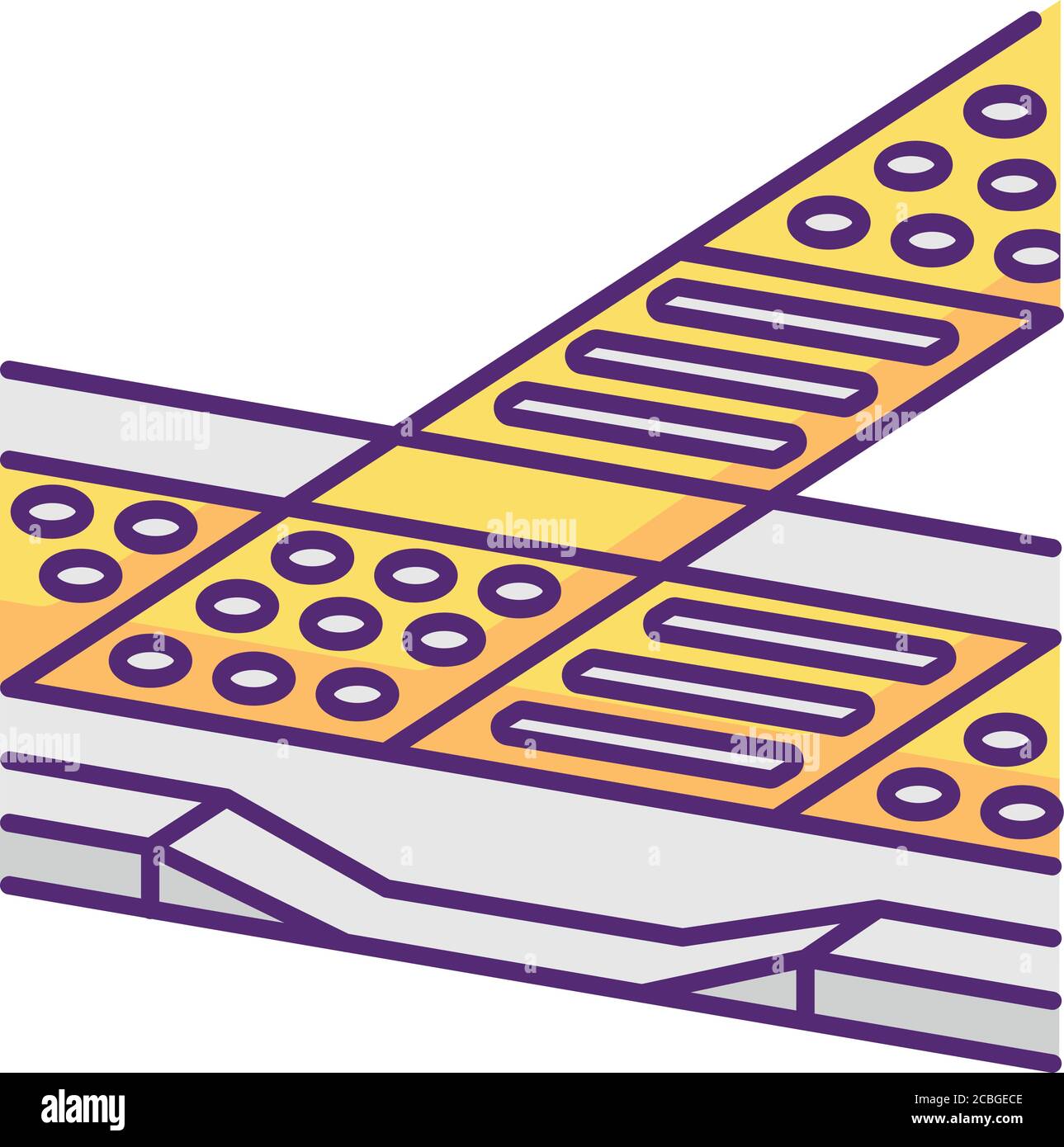 Tactile guidance RGB color icon Stock Vector Image & Art - Alamy