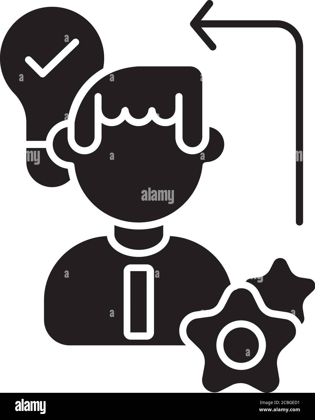 Diligence black glyph icon Stock Vector Image & Art - Alamy