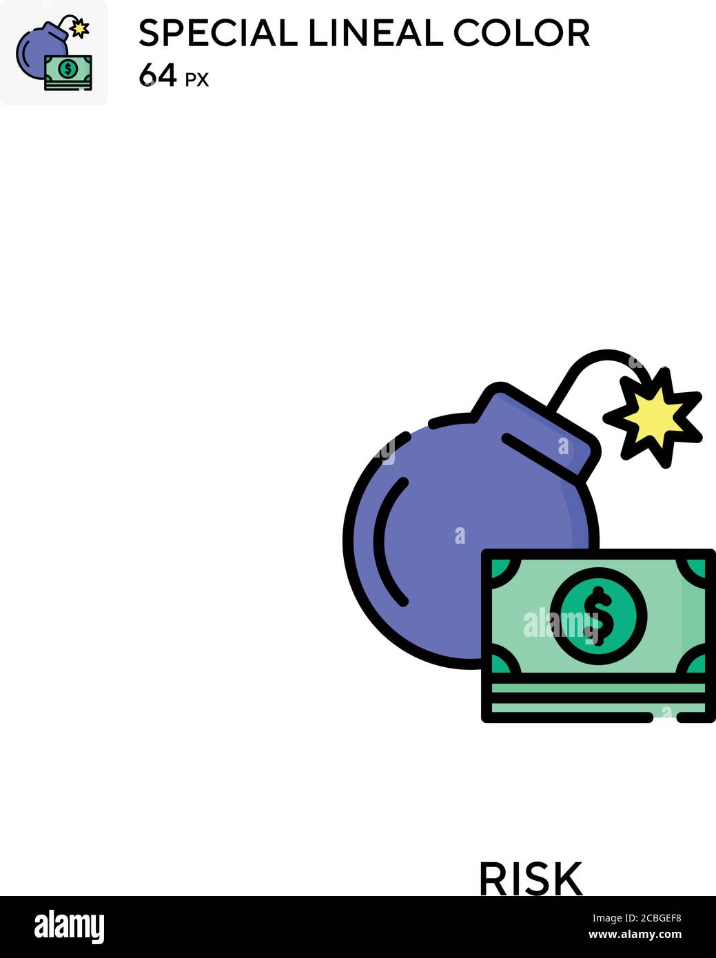 Risk Assessment Icon Cut Out Stock Images & Pictures - Alamy