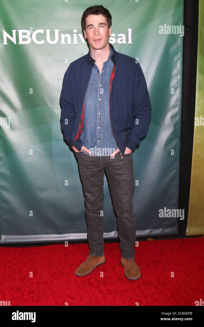 LOS ANGELES - JAN 11: Levi Fiehler at the NBCUniversal Winter Press ...