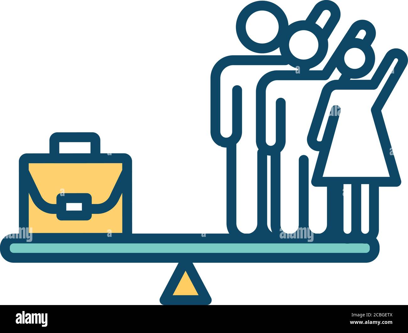 Work balance icon simple Stock Vector Images - Alamy