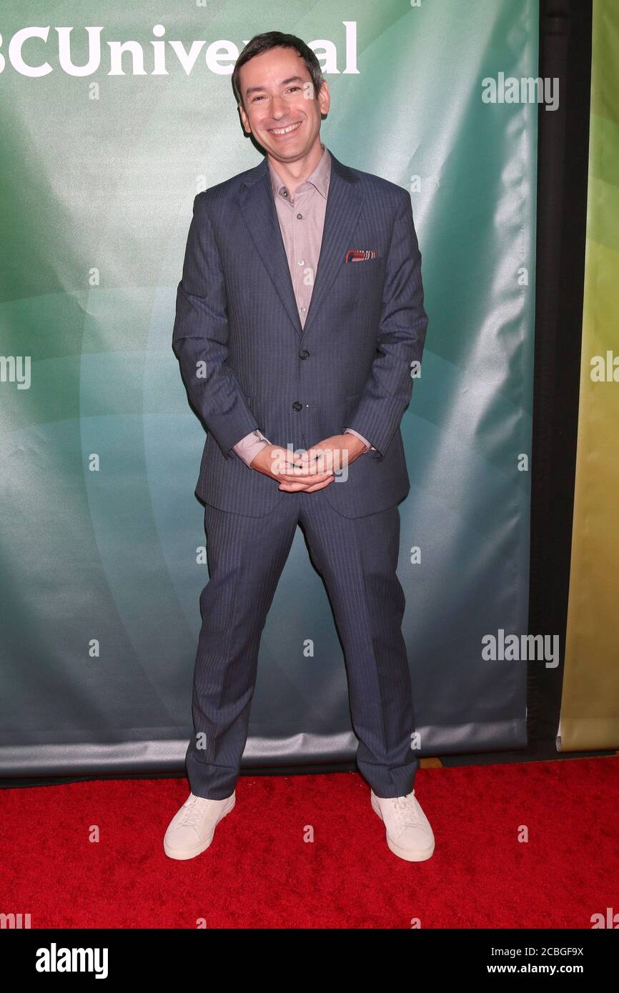 LOS ANGELES - JAN 11: Andy Greenwald at the NBCUniversal Winter Press ...