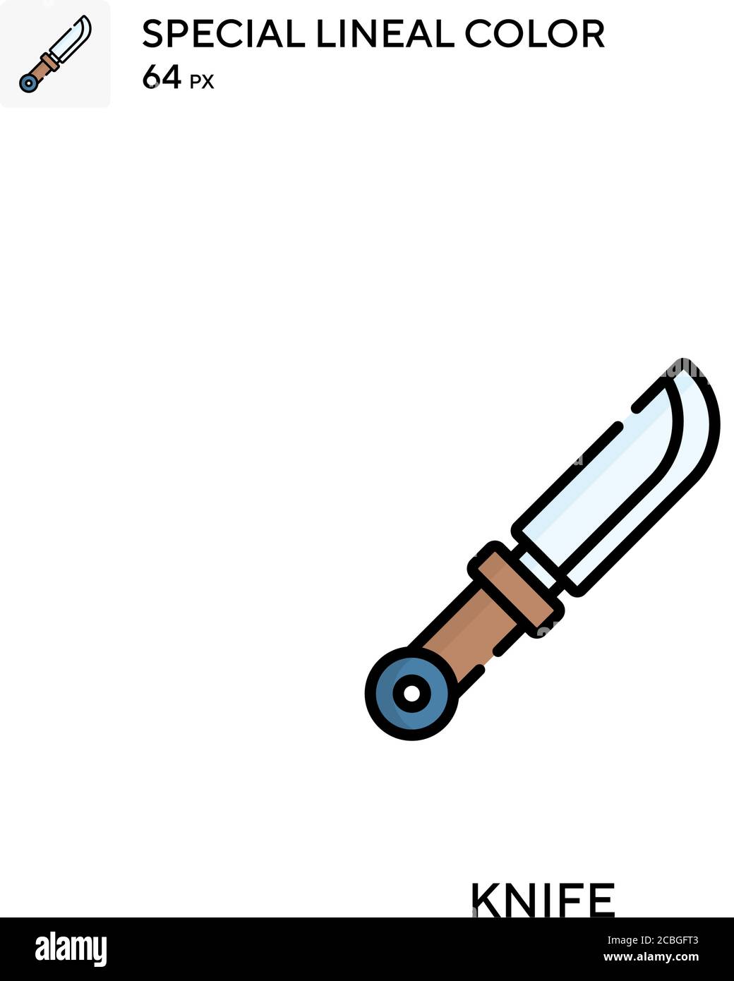 Knife Simple vector icon. Knife icons for your business project Stock ...