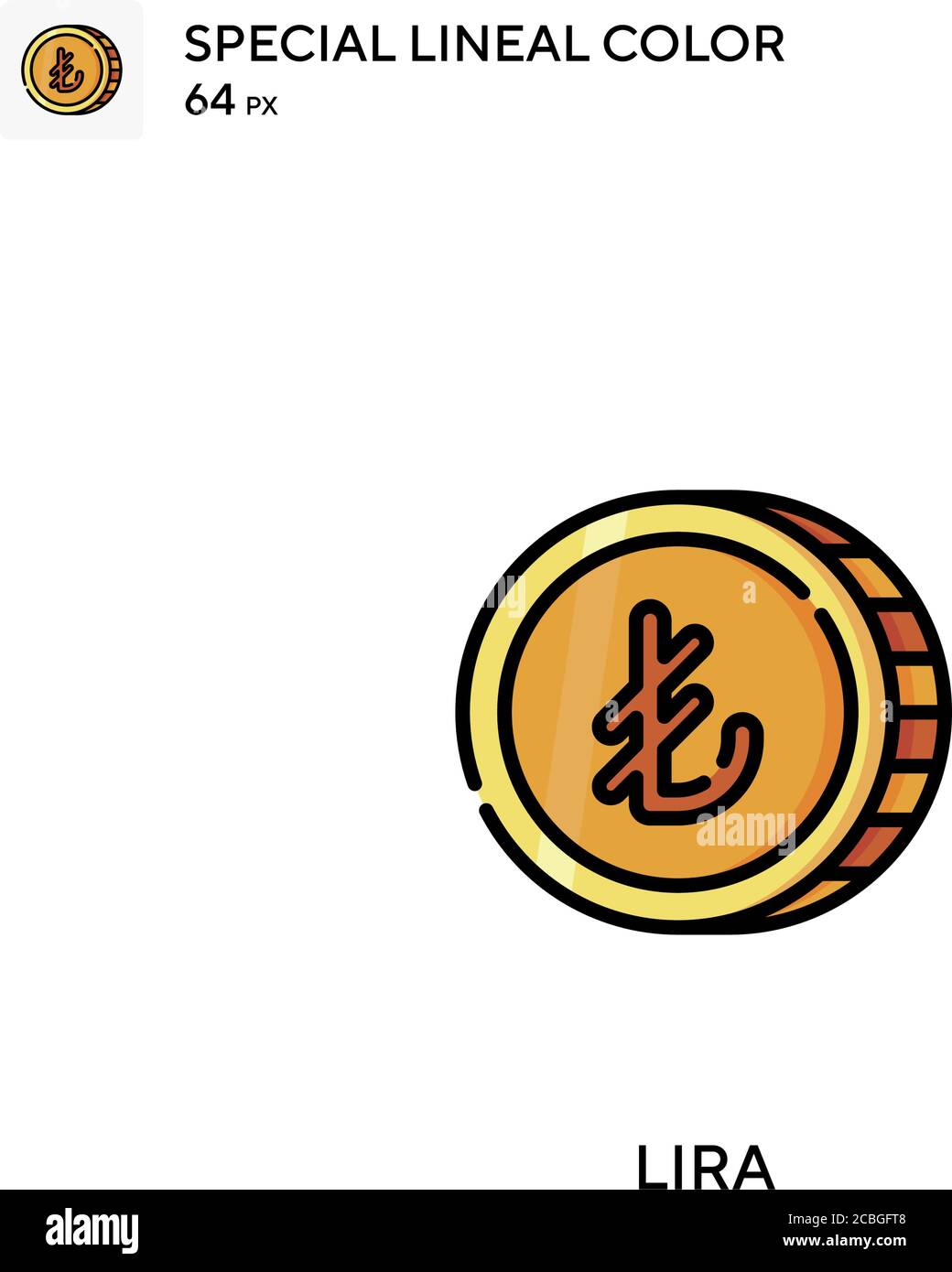 Lira Simple vector icon. Lira icons for your business project Stock ...