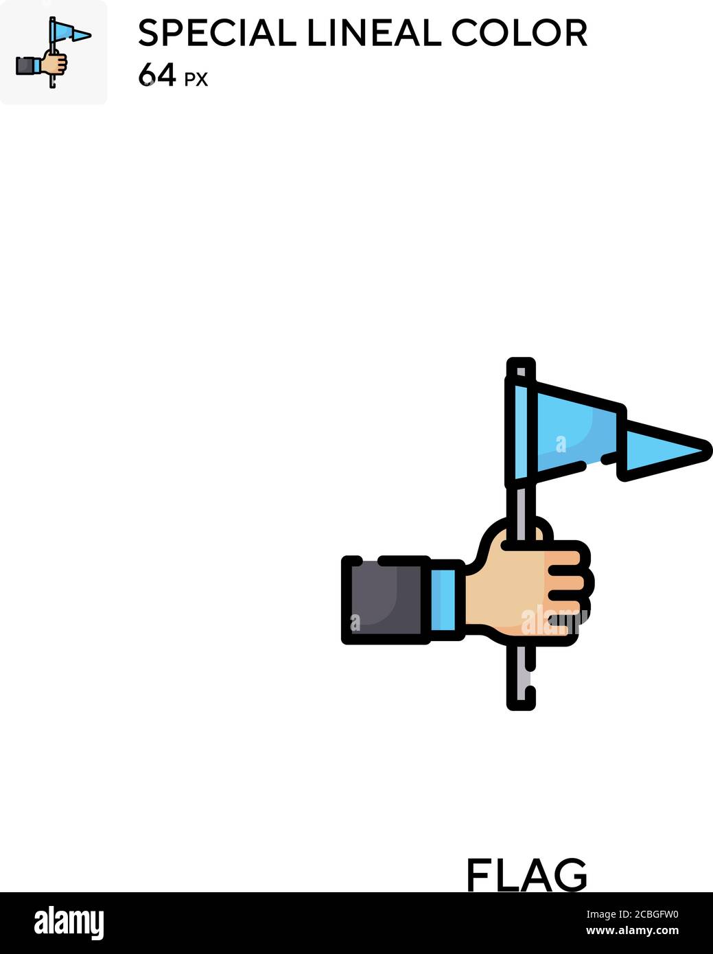 Field Special lineal color vector icon. Field icons for your business ...