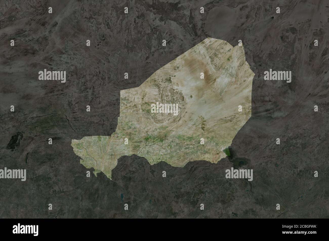 Satellite view niger hi-res stock photography and images - Alamy