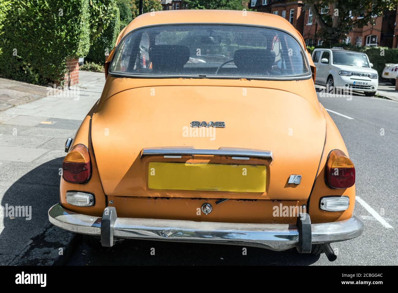 A Classic Saab 96 London UK Stock Photo - Alamy