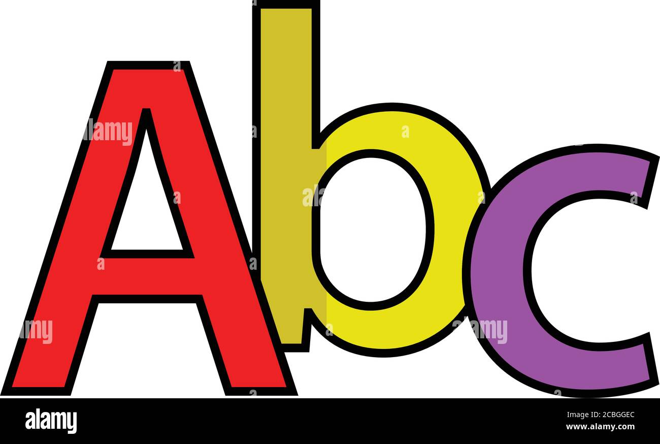 Isolated ABC colored icon Stock Vector Image & Art - Alamy