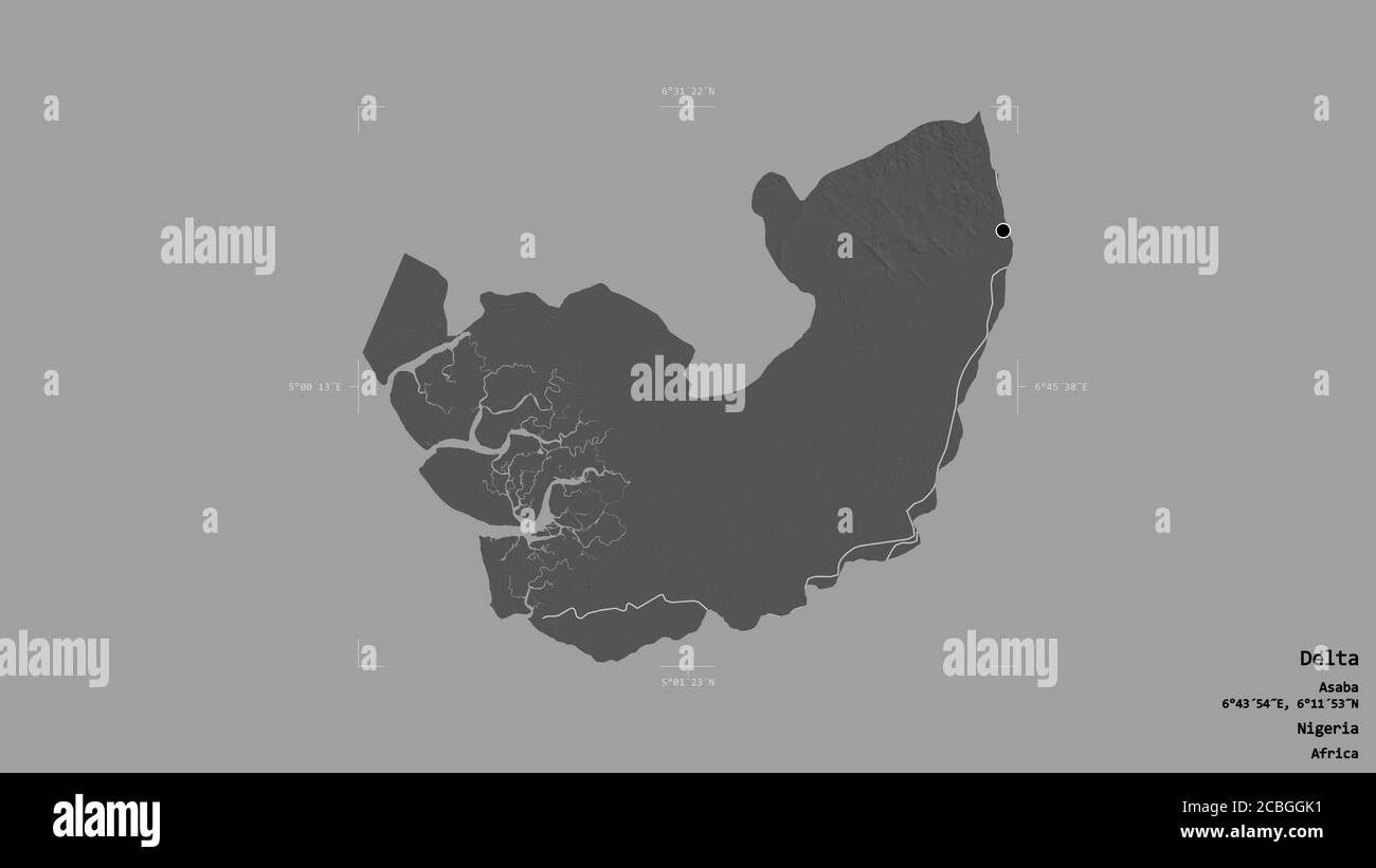 Map nigeria delta hi-res stock photography and images - Alamy