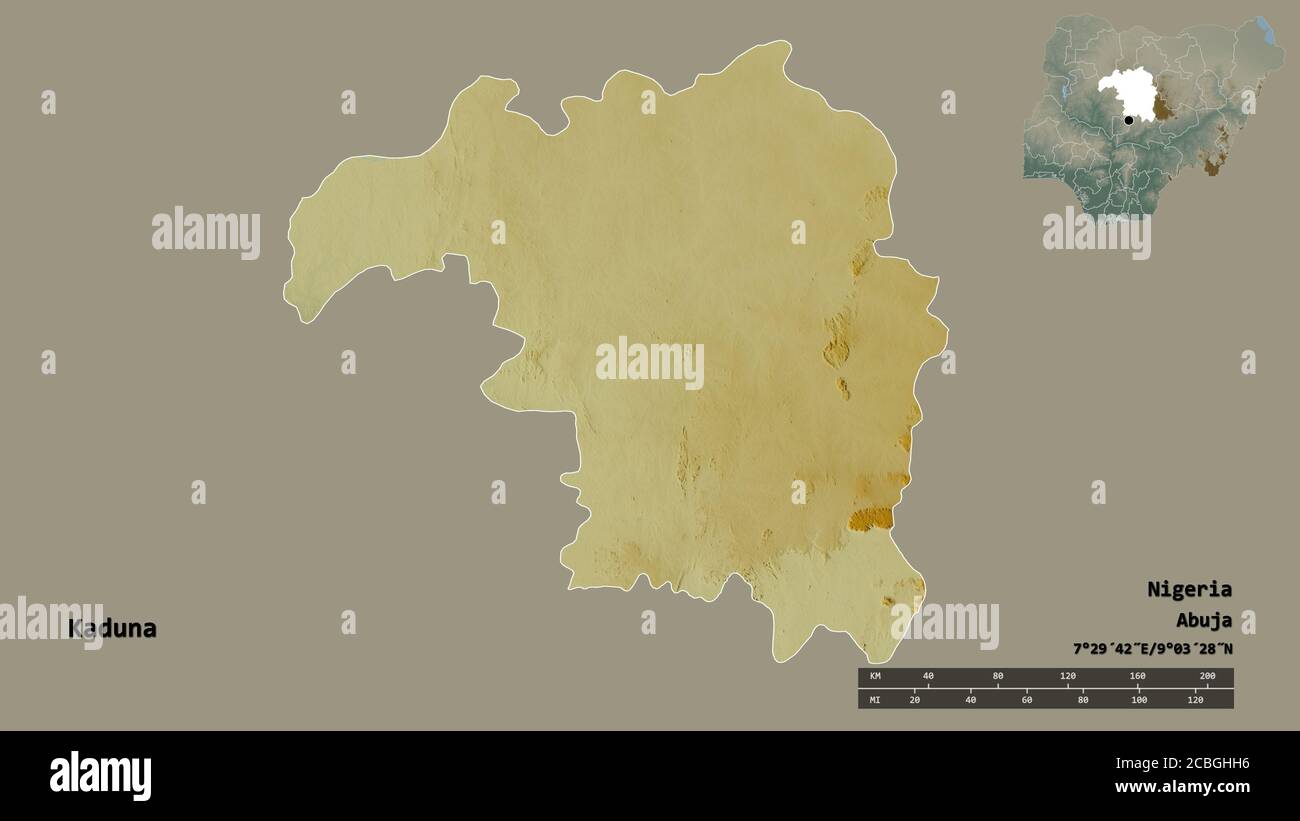 Map of kaduna nigeria hi-res stock photography and images - Alamy