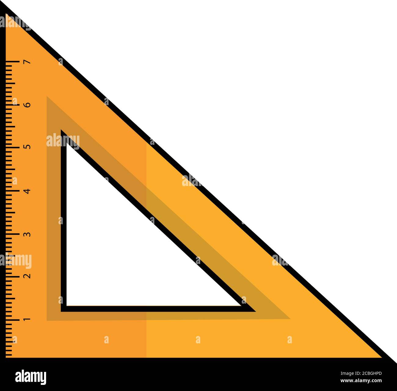 Isolated square ruler icon Stock Vector Image & Art - Alamy