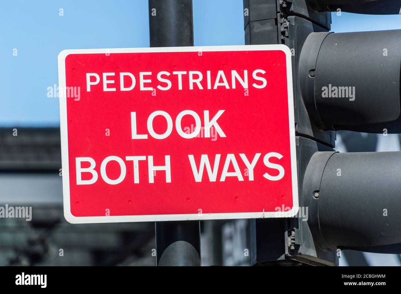 Look both ways sign hi-res stock photography and images - Alamy