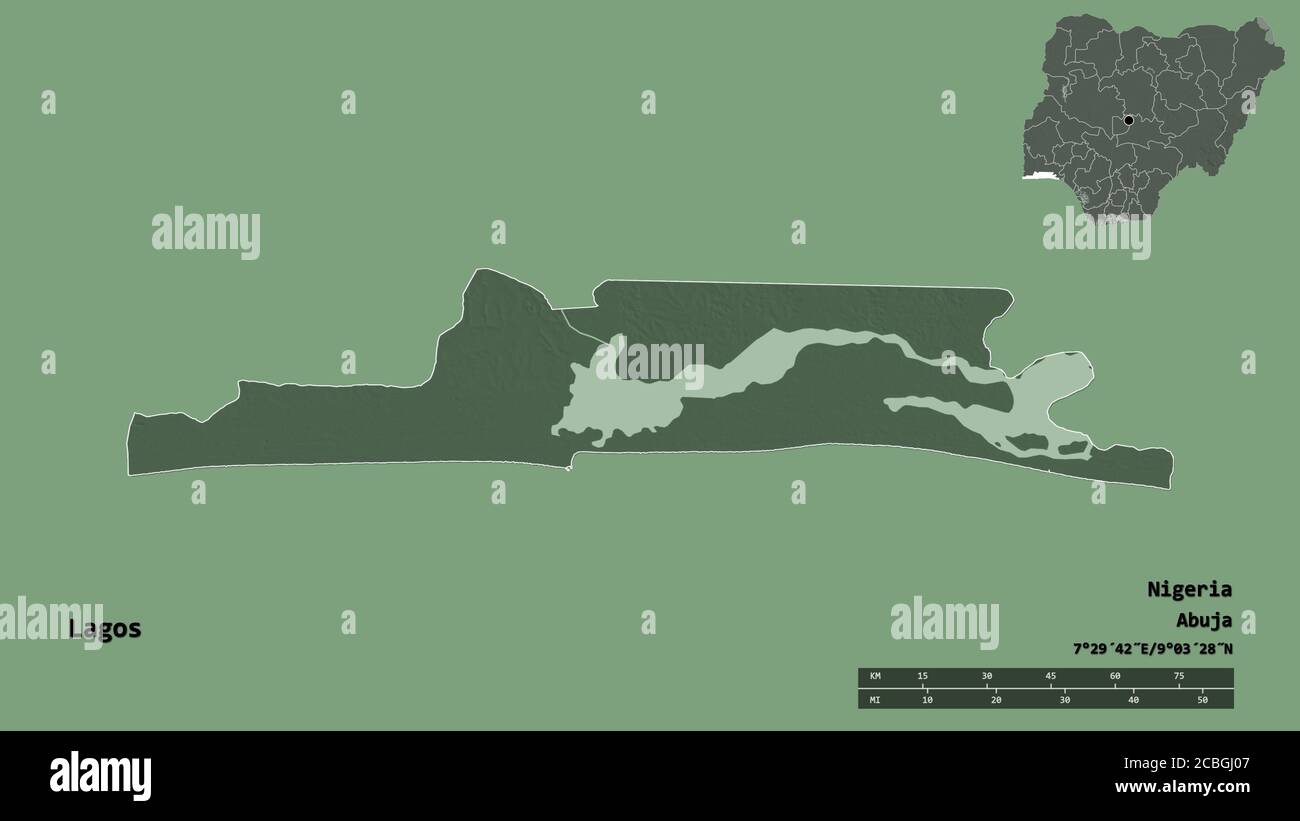 Lagos State Local Government Map Nigeria Sitrep