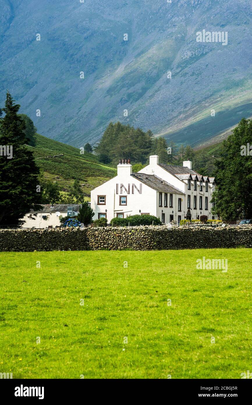 Wasdale Inn was originally a farmhouse but later converted to a hotel ...