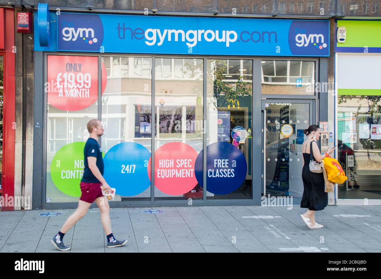 The gym group in high street of East Croydon Stock Photo - Alamy