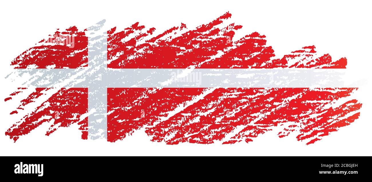 Flag of Denmark, Kingdom of Denmark. Template for award design, an ...