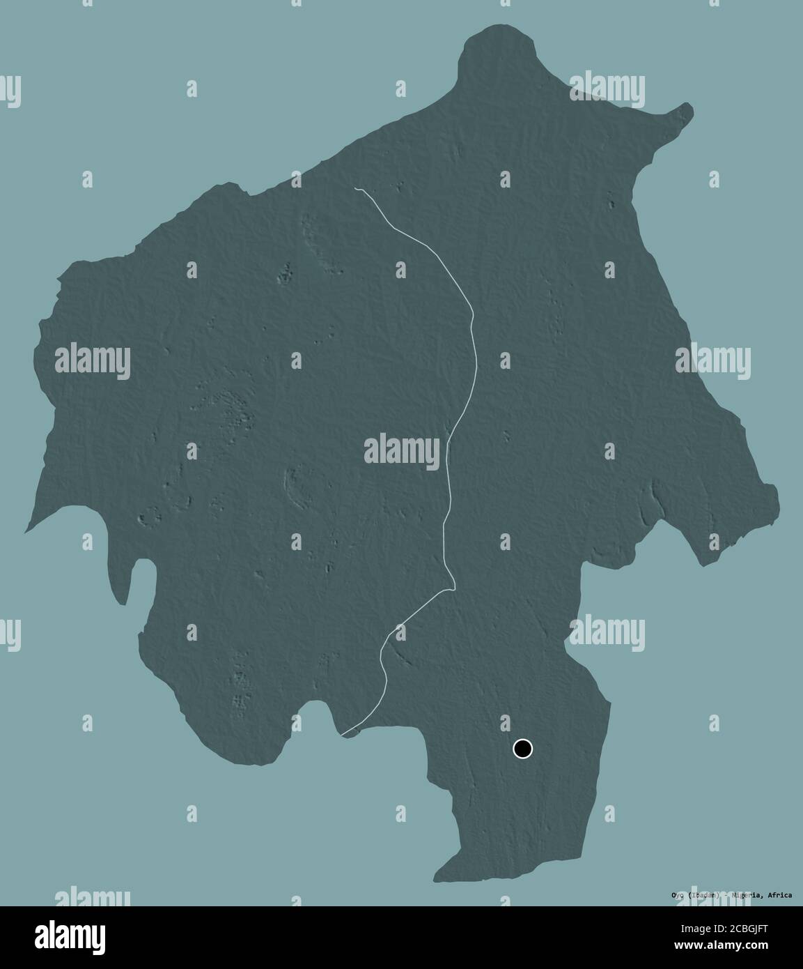 Map of oyo state hi-res stock photography and images - Alamy