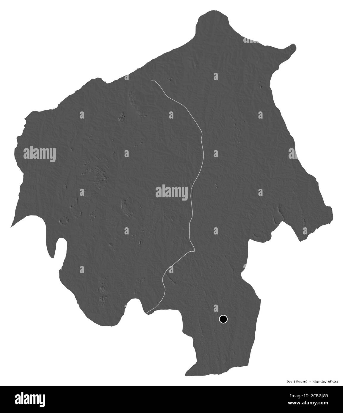 Map of oyo state hi-res stock photography and images - Alamy
