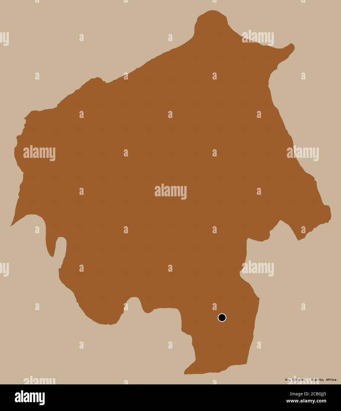 Map of oyo state hi-res stock photography and images - Alamy