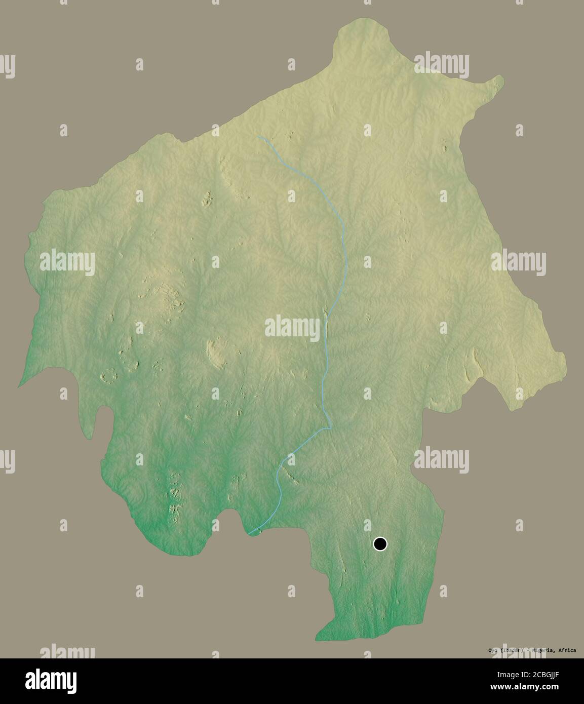 Map of oyo state hi-res stock photography and images - Alamy