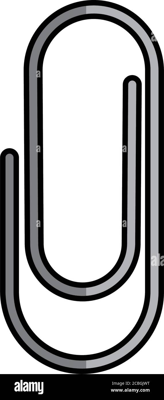Isolated paper clip icon Stock Vector Image & Art - Alamy